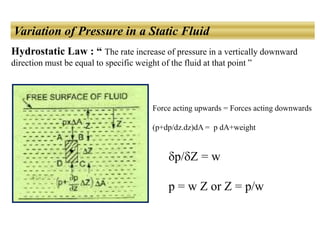 Pressure and its Measurement | PPTX