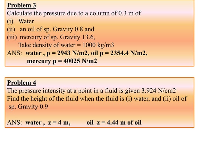 Pressure and its Measurement | PPTX | Chemistry | Science