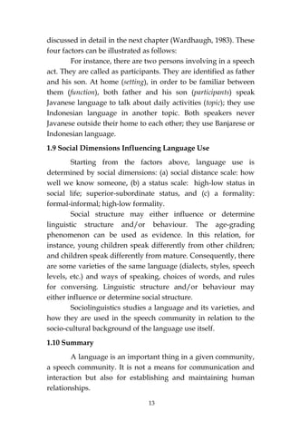 FM 2019 Sociolinguistics A Language Study in Sociocultural Perspectives ...