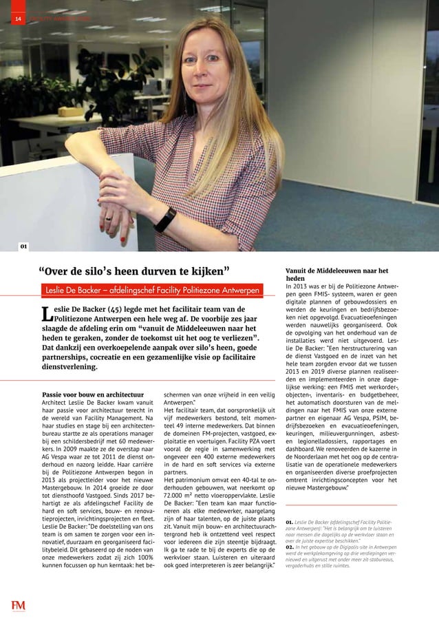 Fm21 NL - Leslie De Backer - Politiezone Antwerpen | PDF