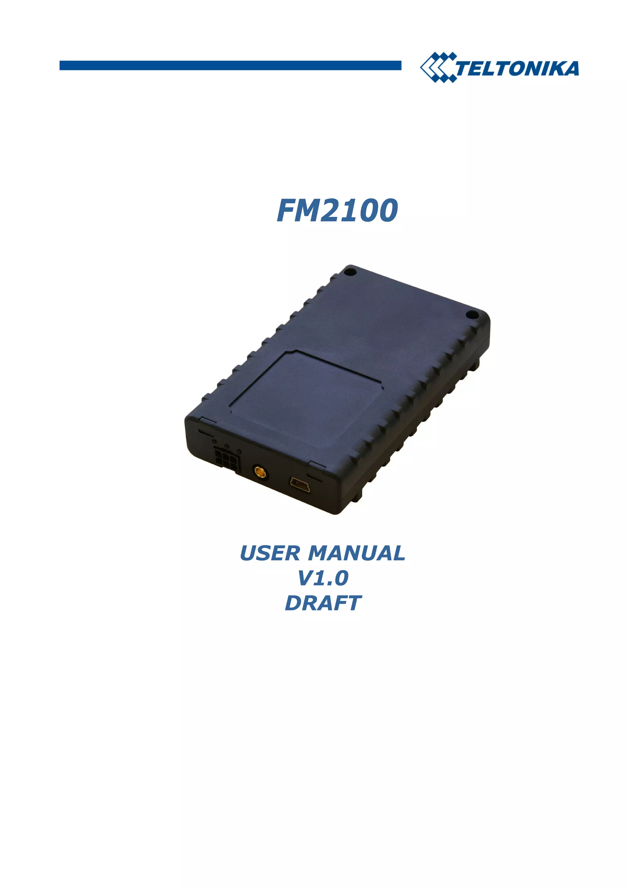 Fm2100 manual | PDF