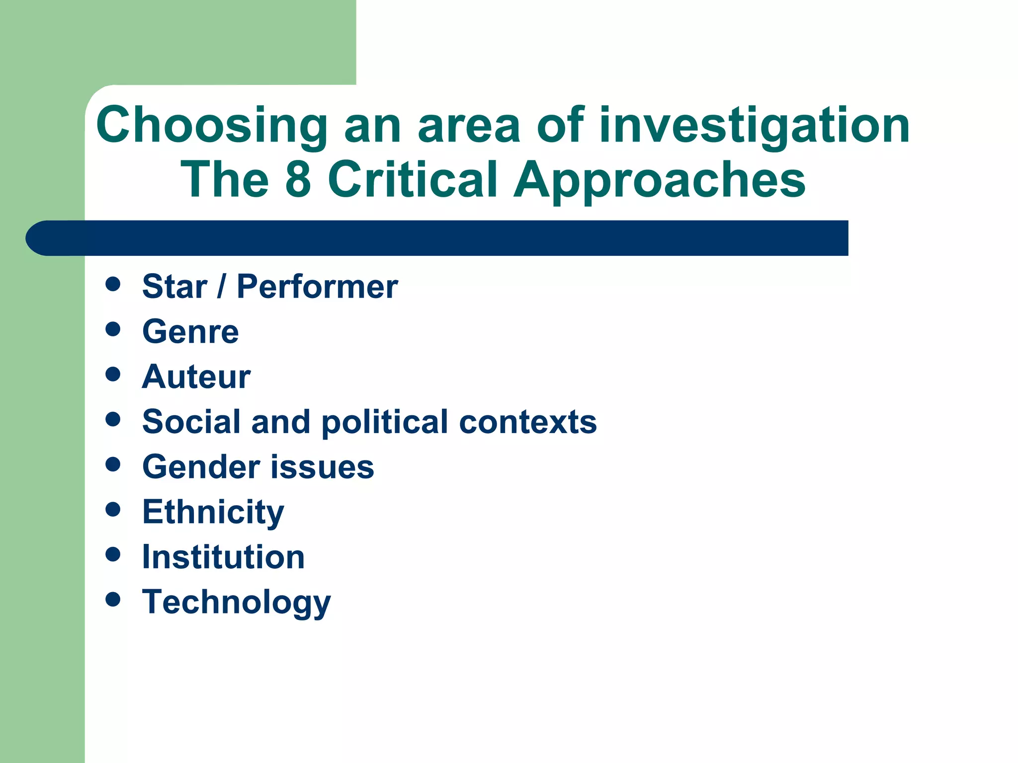 FM3 Small Scale Research: Overview | PPT