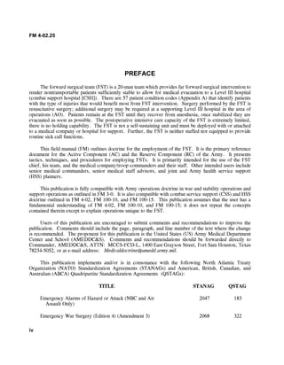 Forward Surgical Teams | PDF