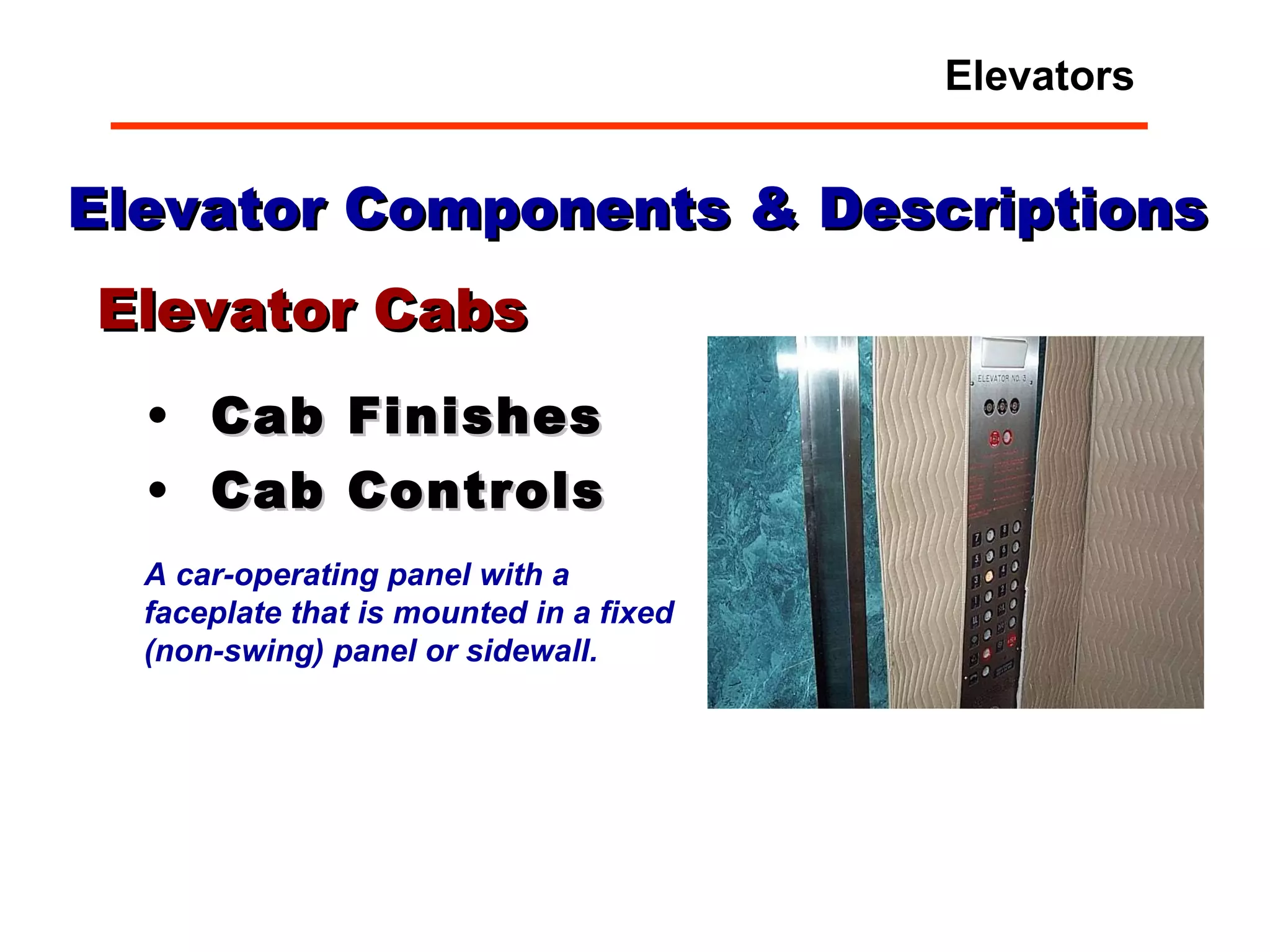 Fm 403 Mod 9 Elevators | PPT