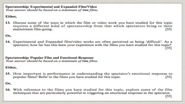 Fm4 spectatorship emotional response A-Level A2 Film Studies | PPT ...