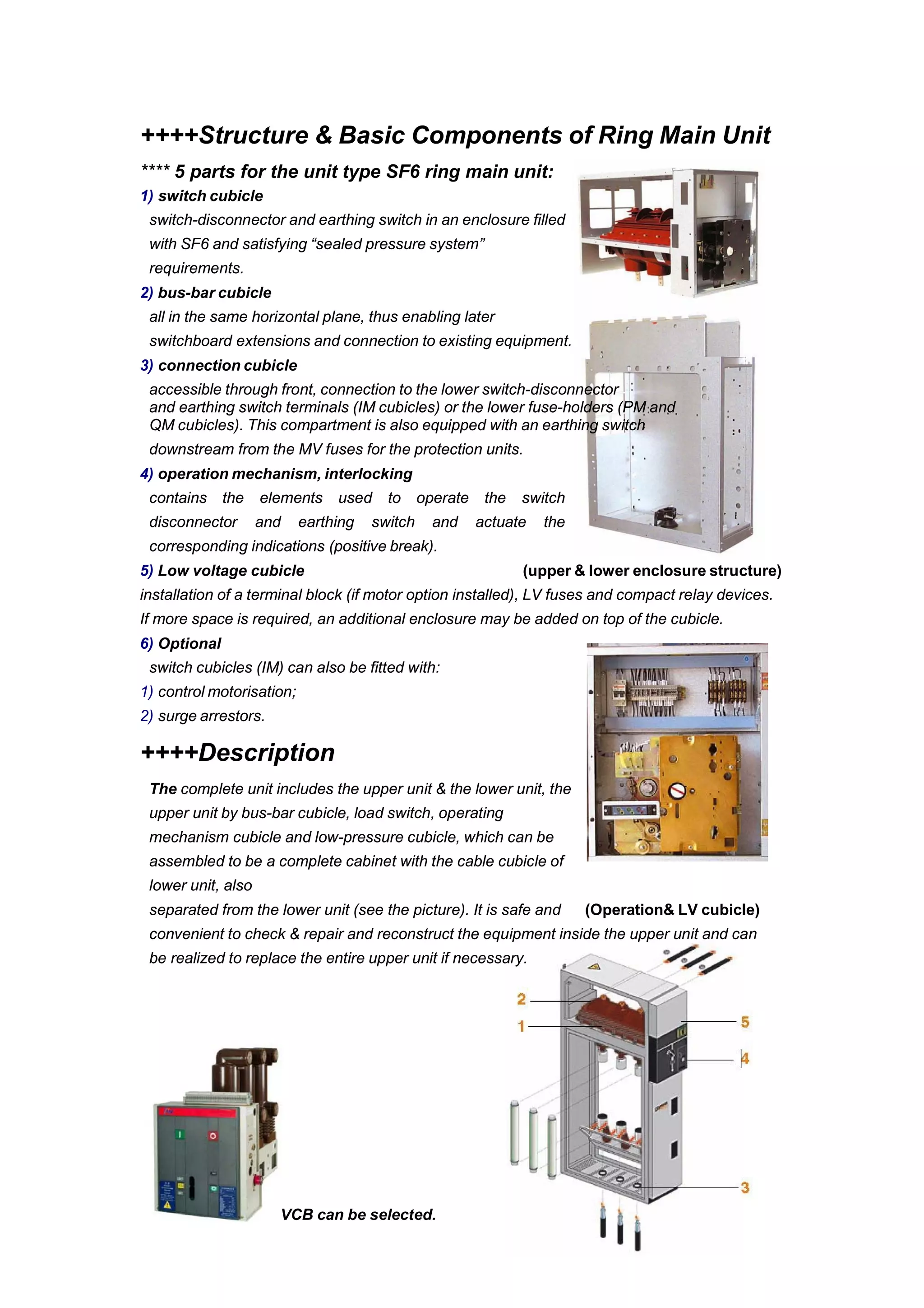 Fm6 air insulated sf6 rmu | PDF