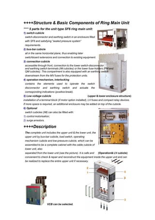 Fm6 air insulated sf6 rmu | PDF