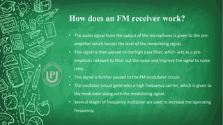 FM Radio presentation for ECE of PU | PPT