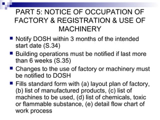 Fma 1967 & the regulations | PPT