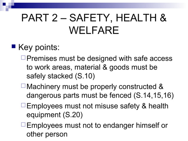 Fma 1967 & the regulations | PPT | Business | Business and Finance