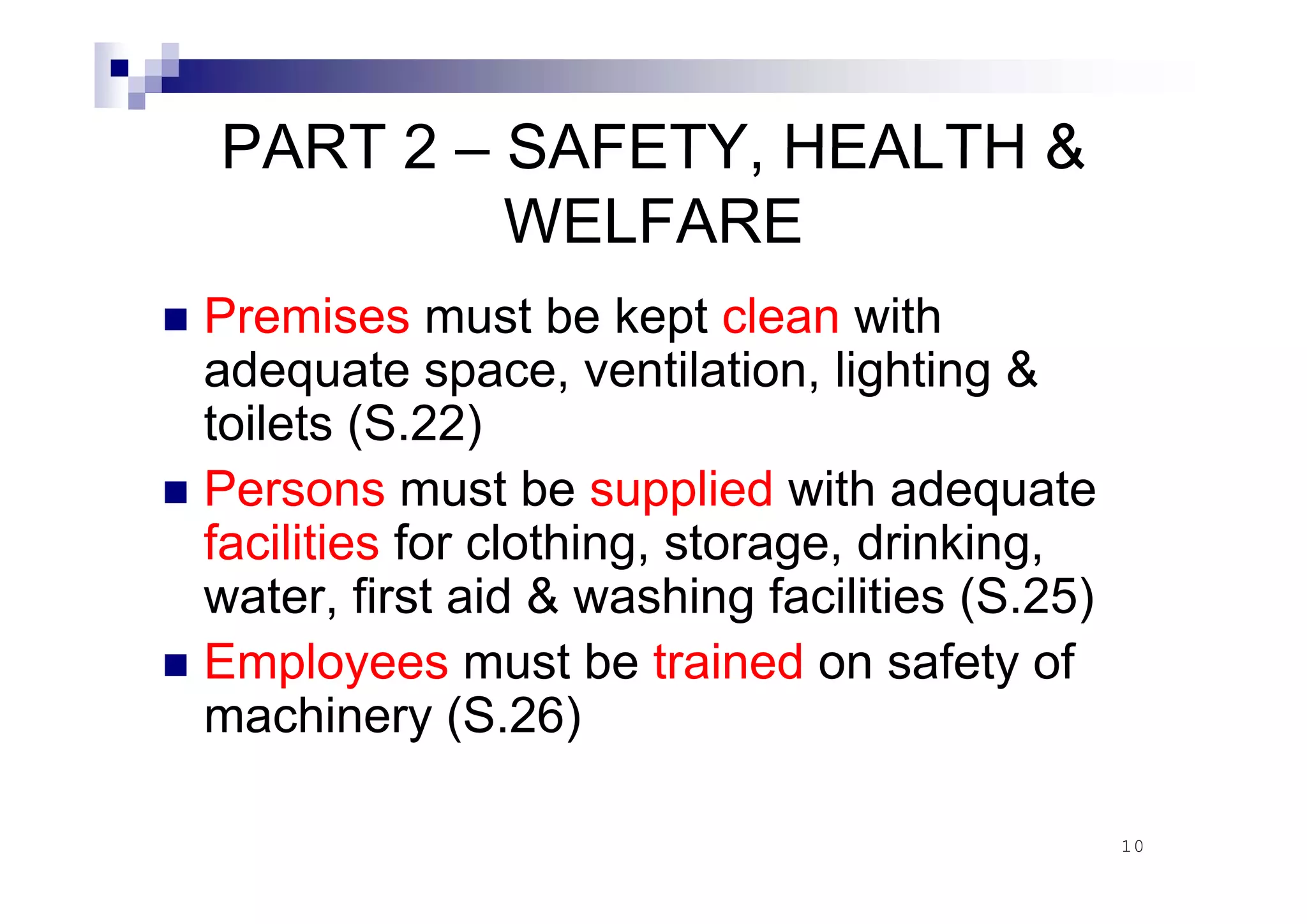 Fma 1967 & the regulations | PDF