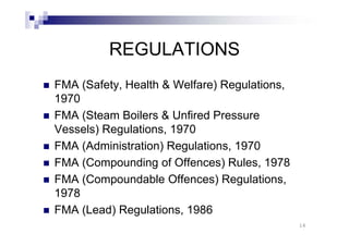 Fma 1967 & the regulations | PDF