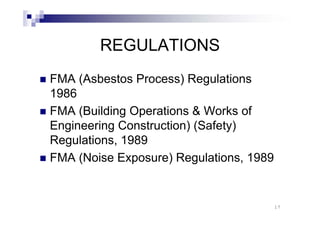 Fma 1967 & the regulations | PDF