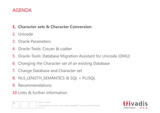 Oracle Globalization Support, NLS_LENGTH_SEMANTICS, Unicode | PDF