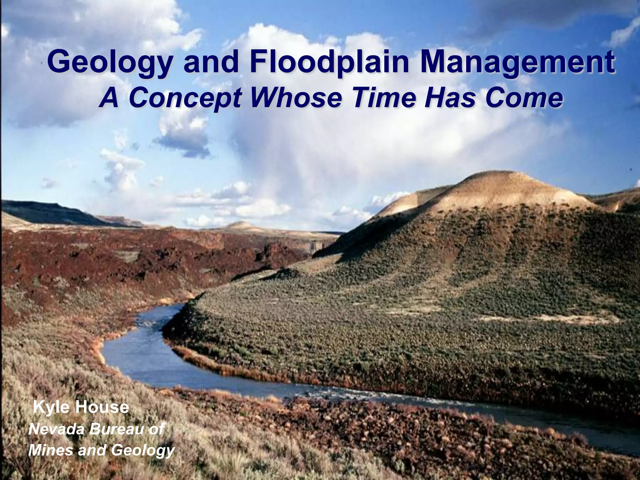 Geology and Floodplain Management | PPTX