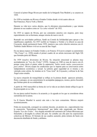 Biografía de frida Kahlo | PDF