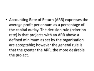 financial management mini project arr | PPT