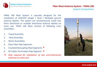 Fiber Mast Antenna system | PPTX