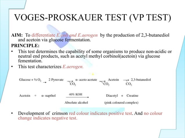 BIOCHEMICAL TEST IN MICROBIOLOGY | PPTX