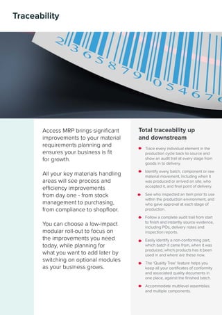 Access MRP - Material Requirements Planning | PDF