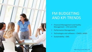 Facility Management Budgeting and Key Performance Indicators | PDF