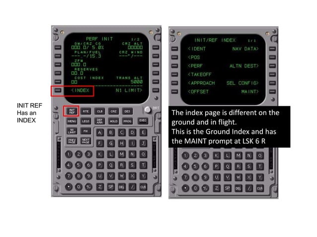 B737NG FMC | PPTX | Operating Systems | Computer Software and Applications