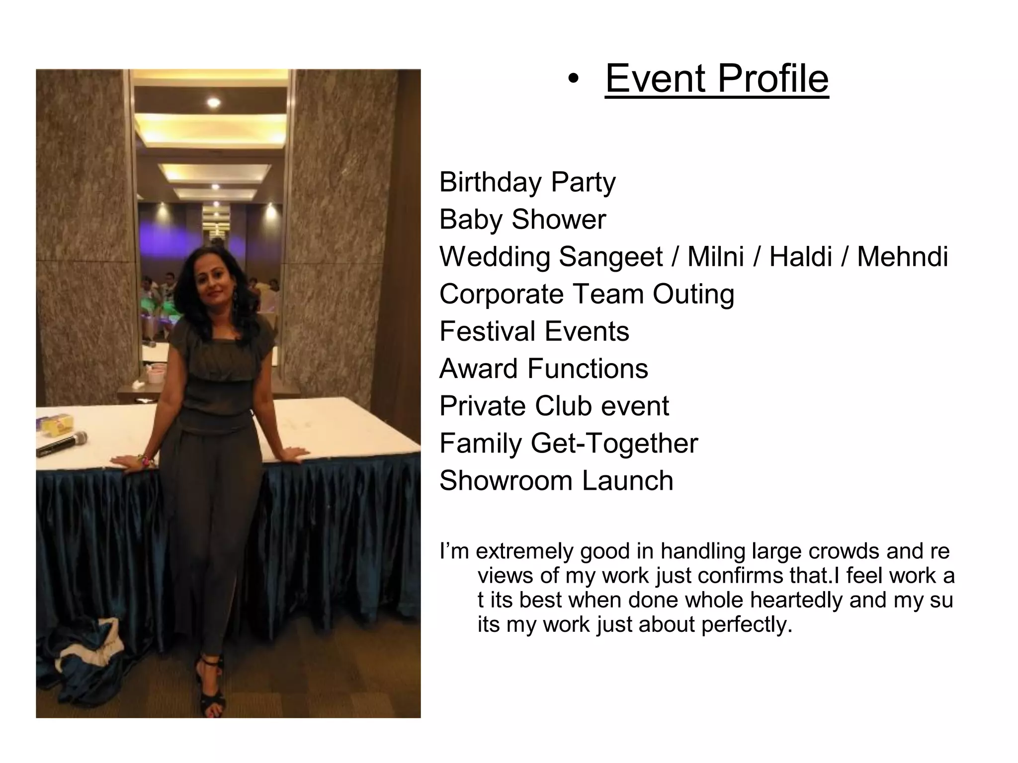 FEMALE EMCEE CHITRA MEHTA | PPT