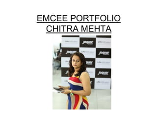 FEMALE EMCEE CHITRA MEHTA | PPT