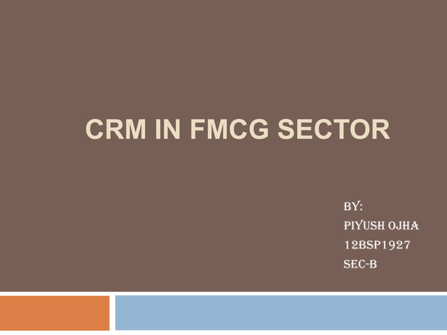 Fmcg | PPT