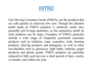 FMCG INDUSTRY | PPTX