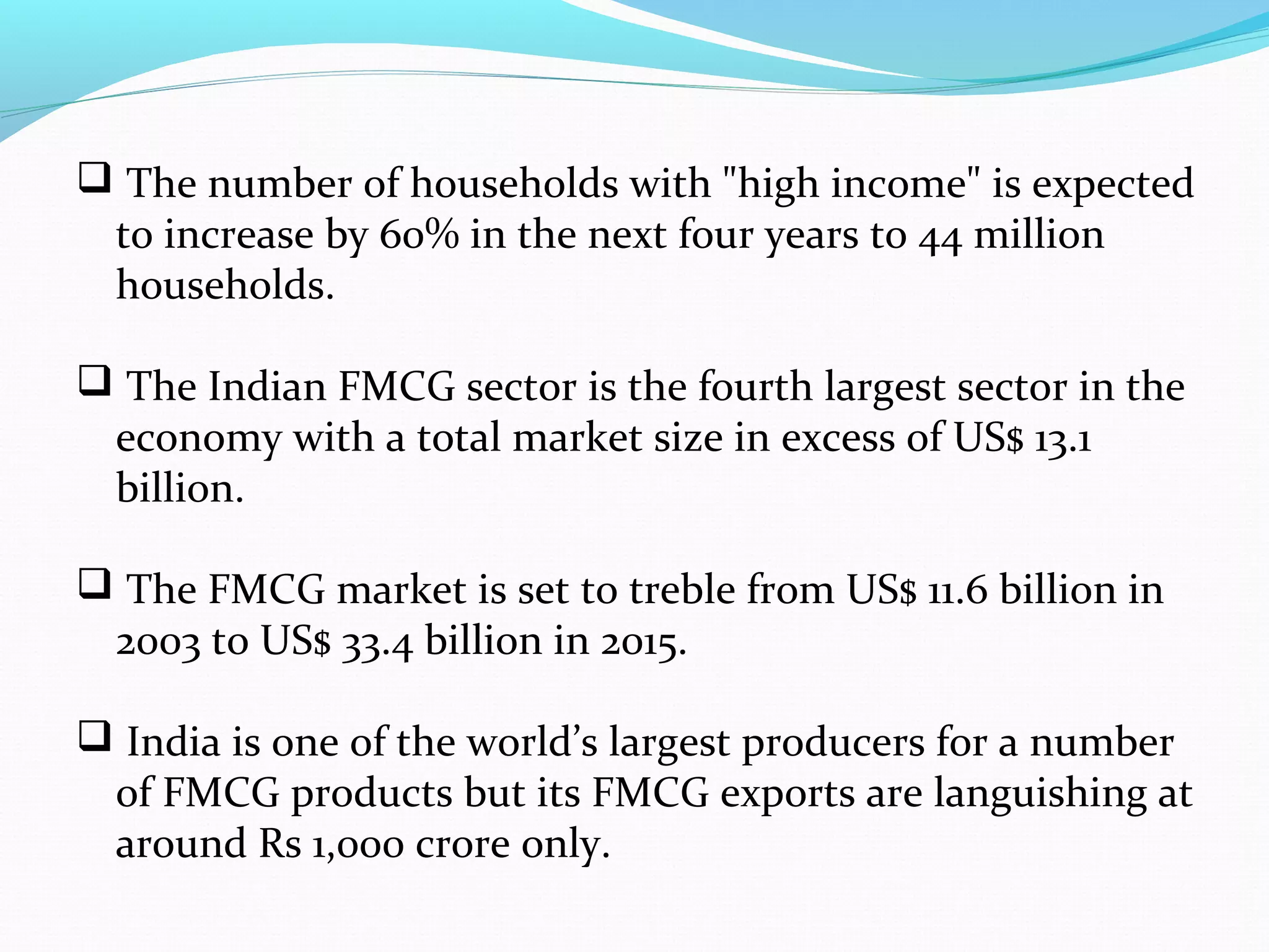 FMCG sector presentation | PPT