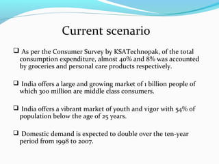 FMCG sector presentation | PPT