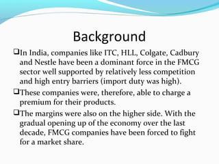 FMCG sector presentation | PPT