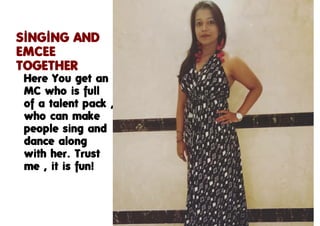 FEMALE EMCEE GARGI | PPT