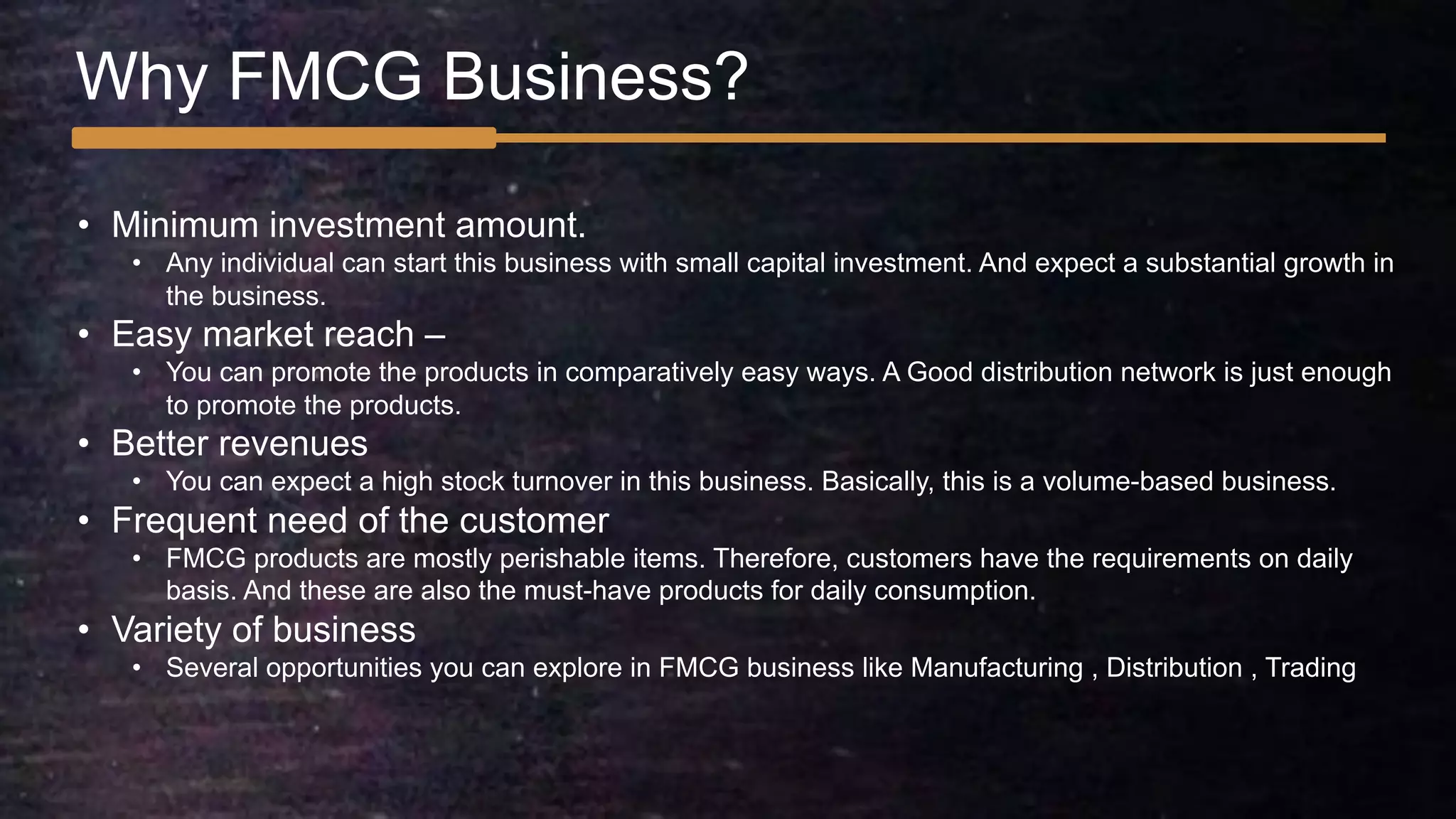 FMCG business and business ideas | PDF