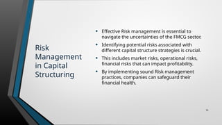FMCG Finance project finance analytics FMCG | PPTX