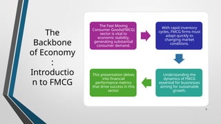 FMCG Finance project finance analytics FMCG | PPTX