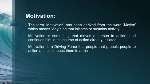 FMCG Industries - Positive & Negative Motivation | PPT