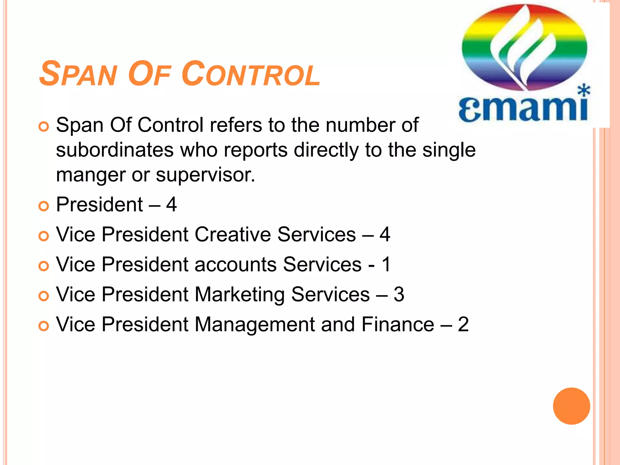 Fmcg industry- Organisation Structure | PPTX