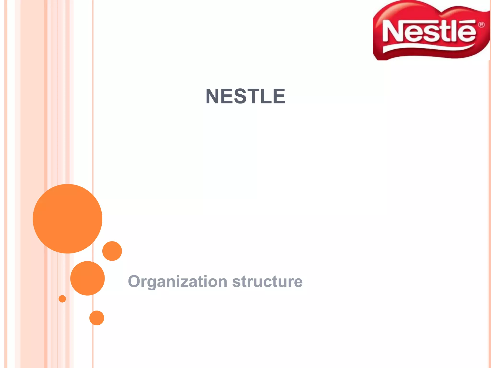 Fmcg industry- Organisation Structure | PPTX