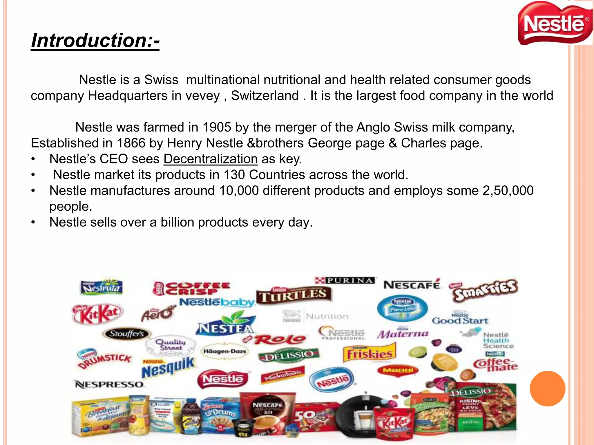 Fmcg industry- Organisation Structure | PPTX