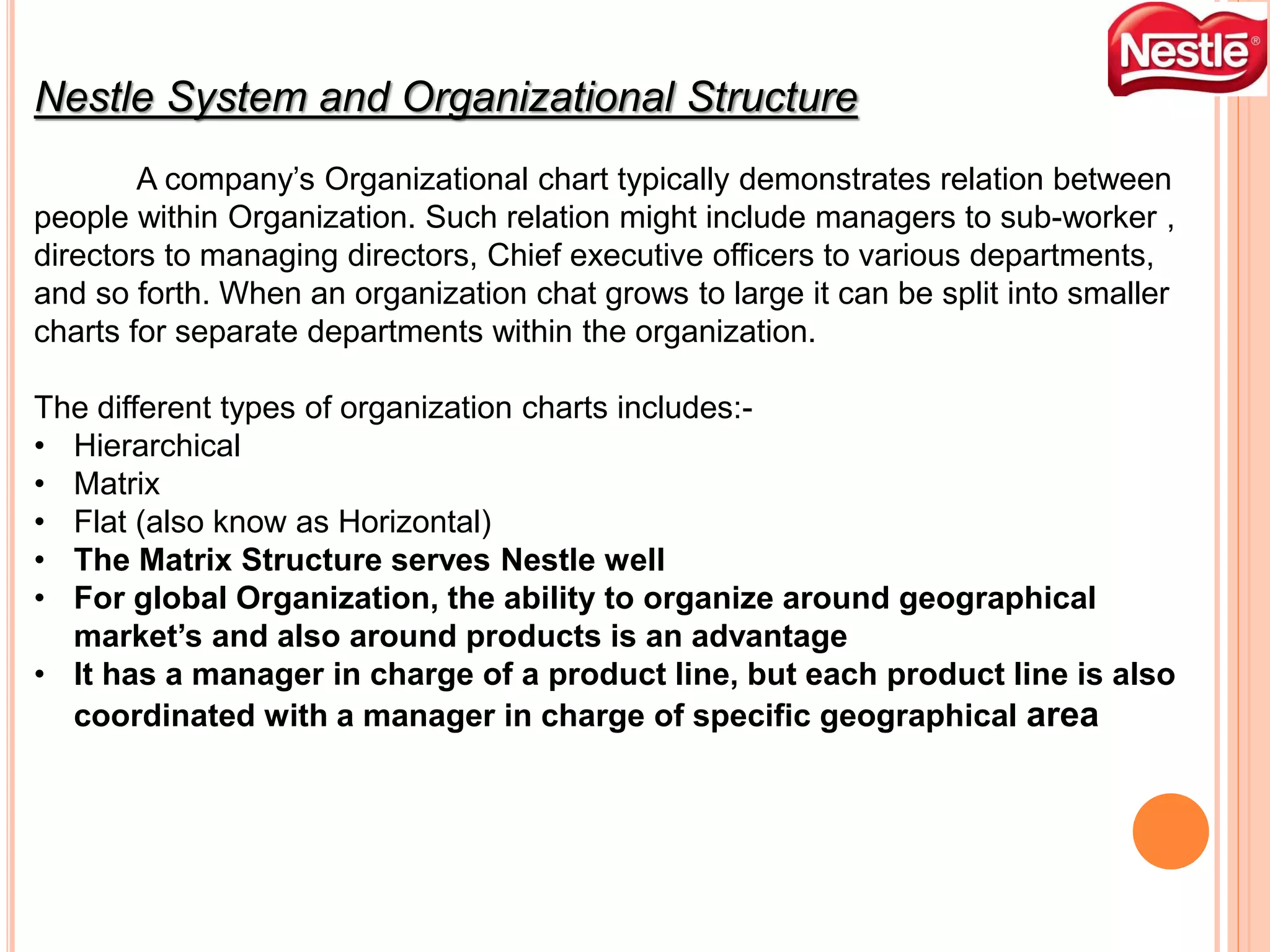 Fmcg industry- Organisation Structure | PPTX