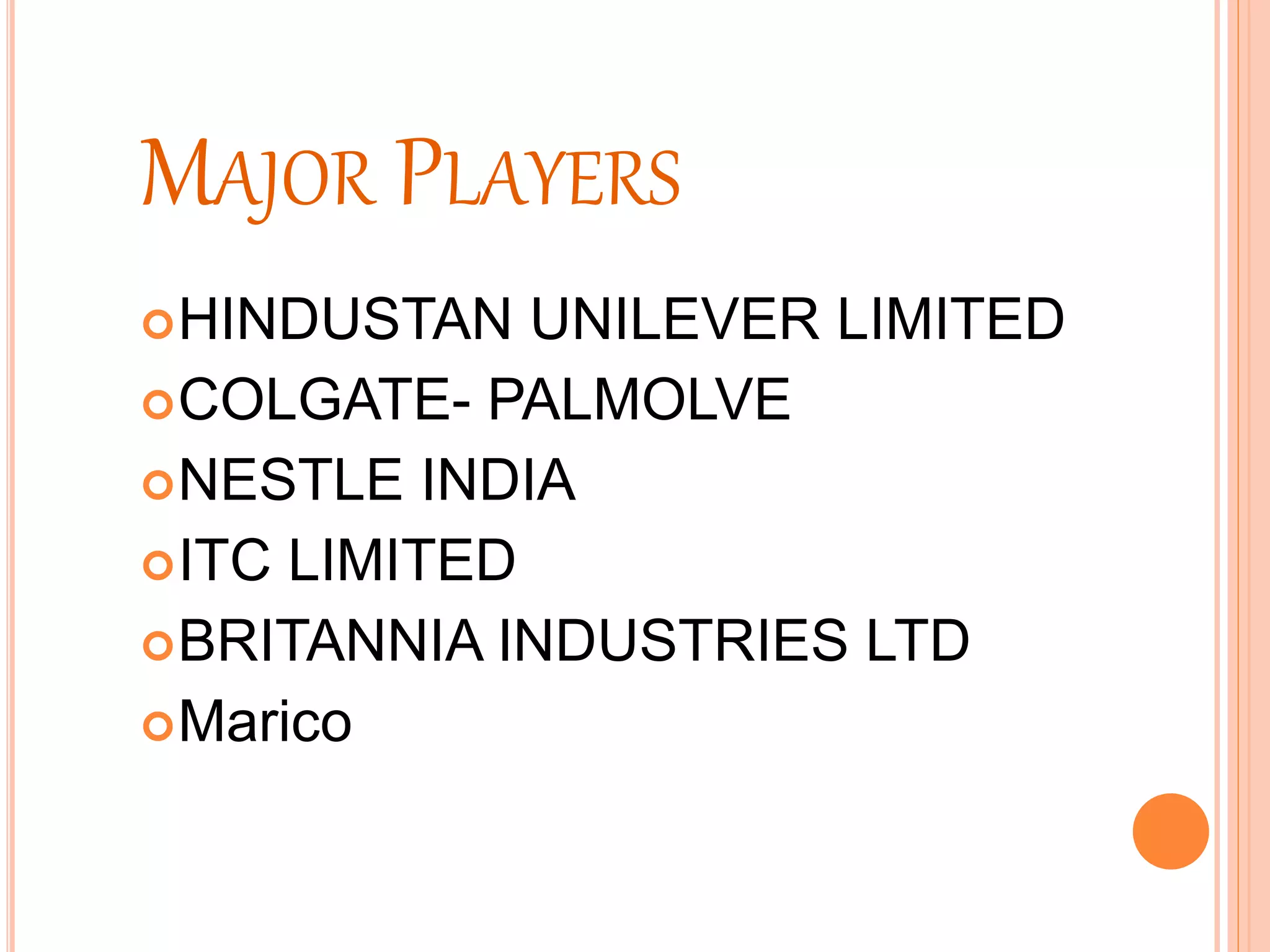 Fmcg industry- Organisation Structure | PPTX