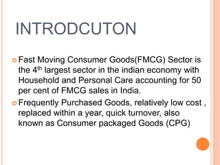 Fmcg industry- Organisation Structure | PPTX