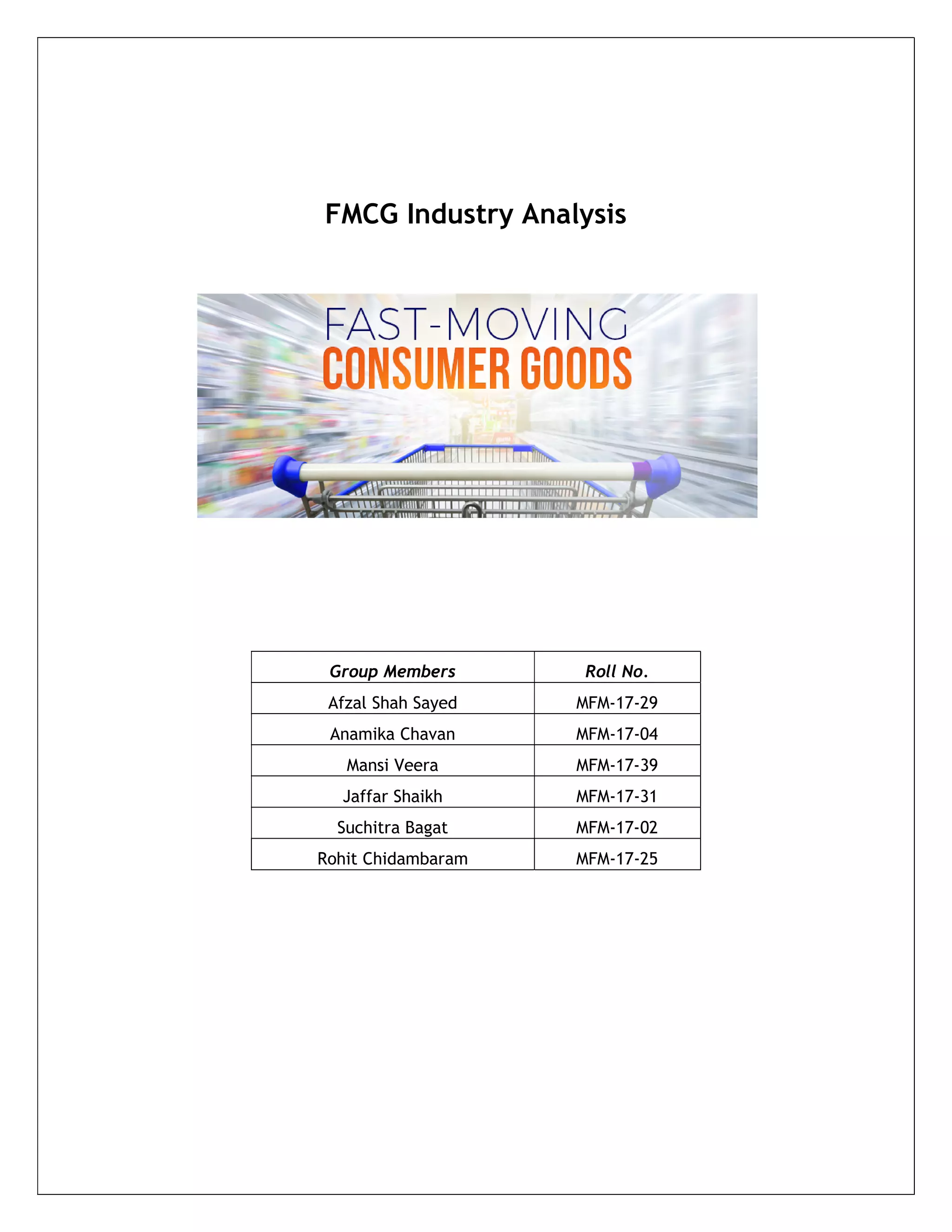 FMCG Industry Analysis | PDF