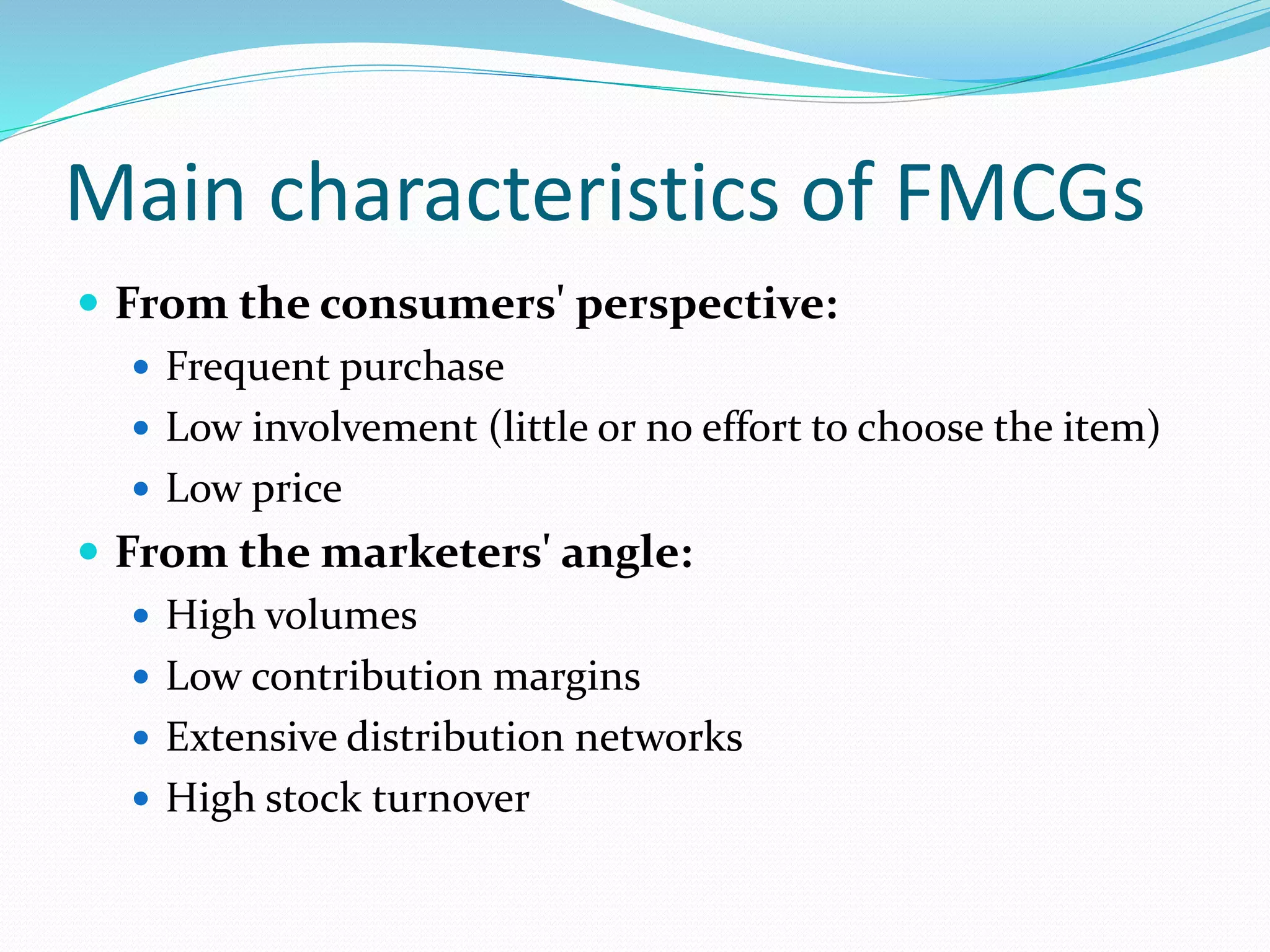 Market overview for FMCG | PPTX