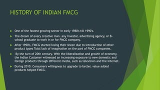 Fmcg market in india | PPTX