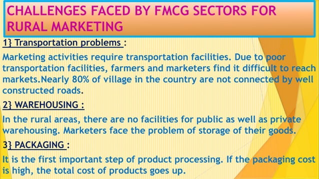 FMCG ON RURAL MARKETING.pptx | Agriculture | Industries