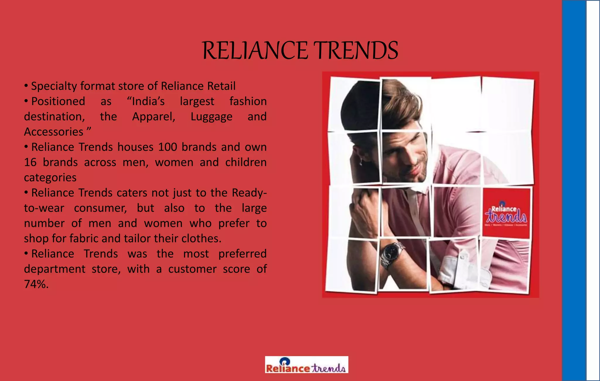 MERCHANDISING POLICY OF RELIANCE TRENDS | PPTX