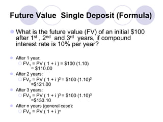 Time value of money approaches in the financial management | PPT